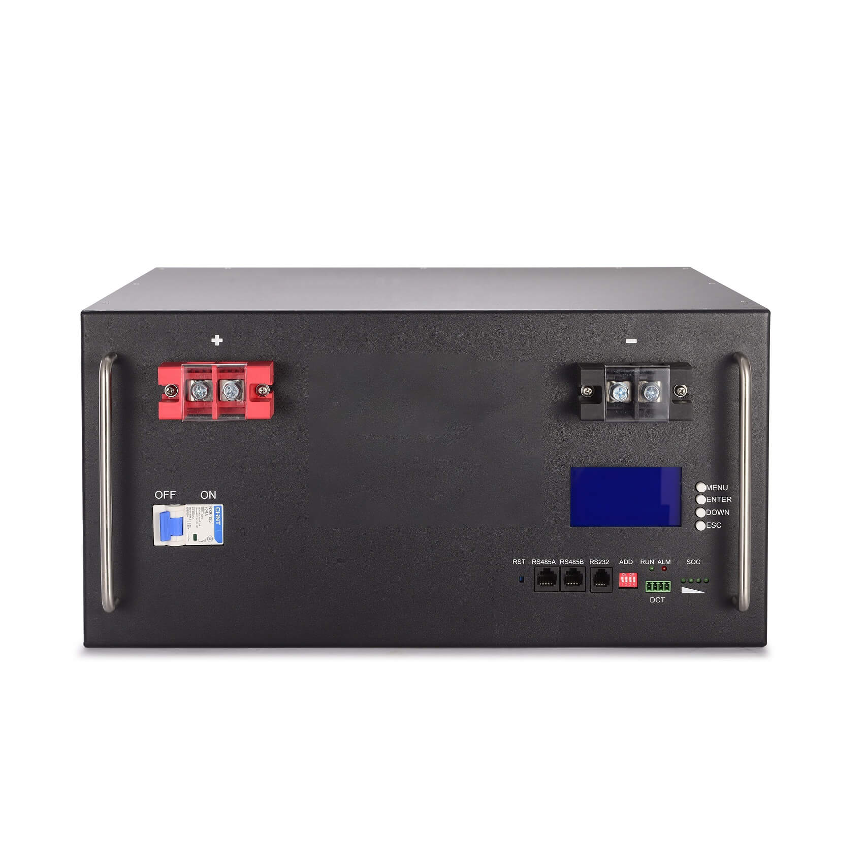 48V100 5Kwh 51.2V 48V 100Ah Servr Rack LiFePO4 แบตเตอรี่ Pack พร้อม ...
